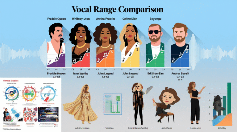 Vocal Range of Famous Singers (Examples and Charts You Can Learn From)